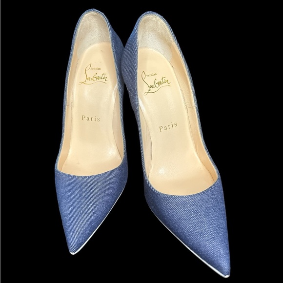 Christian Louboutin | Shoes | Christian Louboutin So Kate Denim Pumps ...